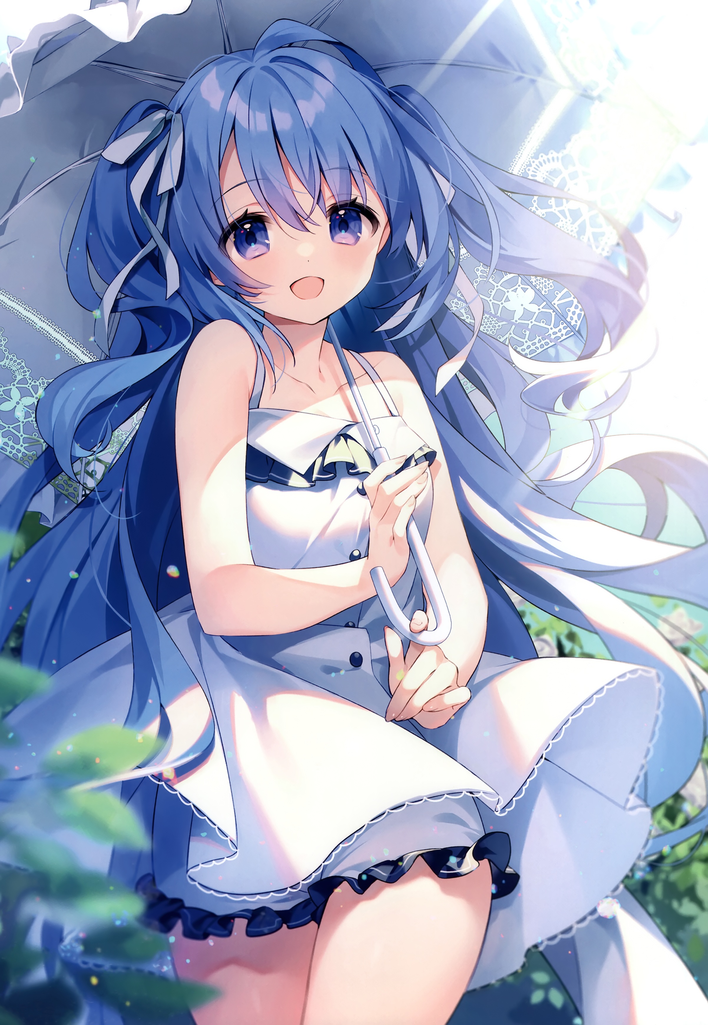 chilly polka suimya dress summer dress umbrella | #1122577 | yande.re